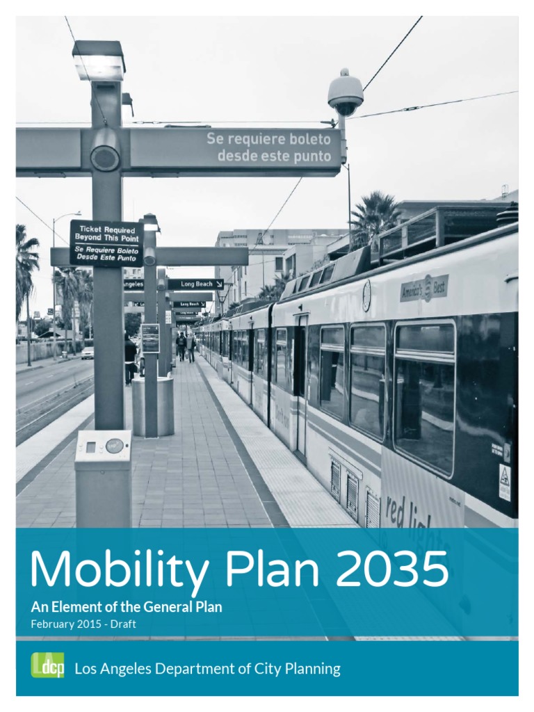 LA 2035 Mobility Plan | PDF | Land Transport | Transport