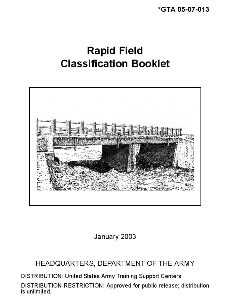 Army Bridge Classification Guide | PDF | Bridge | Civil Engineering