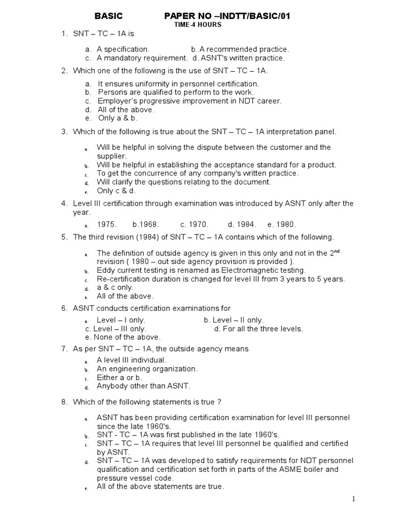 NDT Basic Examination-I | PDF | Casting (Metalworking) | Rolling (Metalworking)