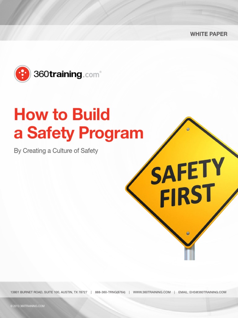 How To Build A Safety Program | PDF | Occupational Safety And Health ...