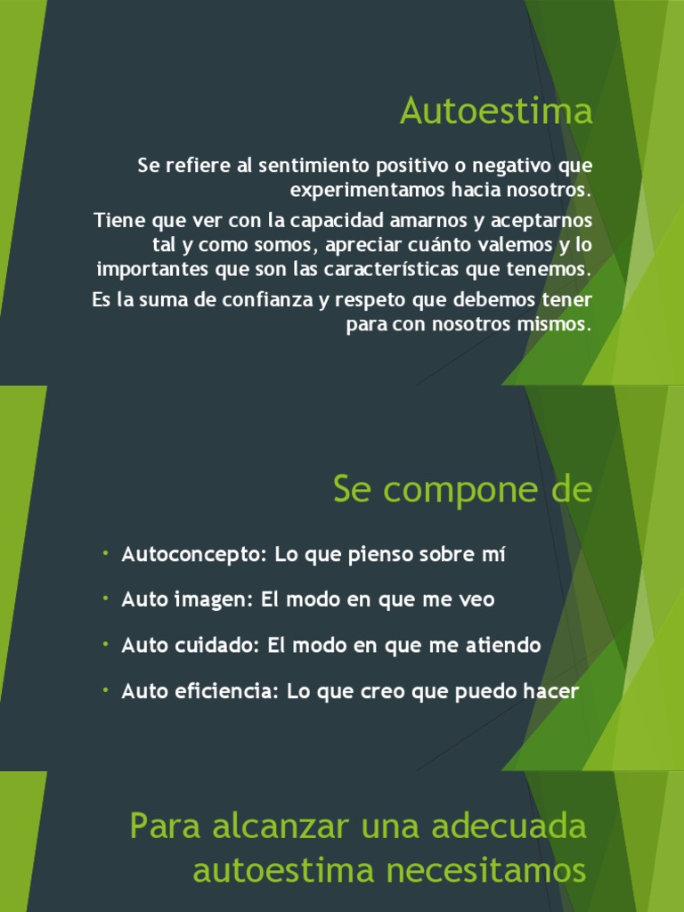 Autoestima PPT Padres | PDF | Autoestima | Ciencias del comportamiento