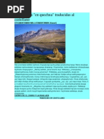 Cuentos en Quechua y Traducido en Castellano | PDF