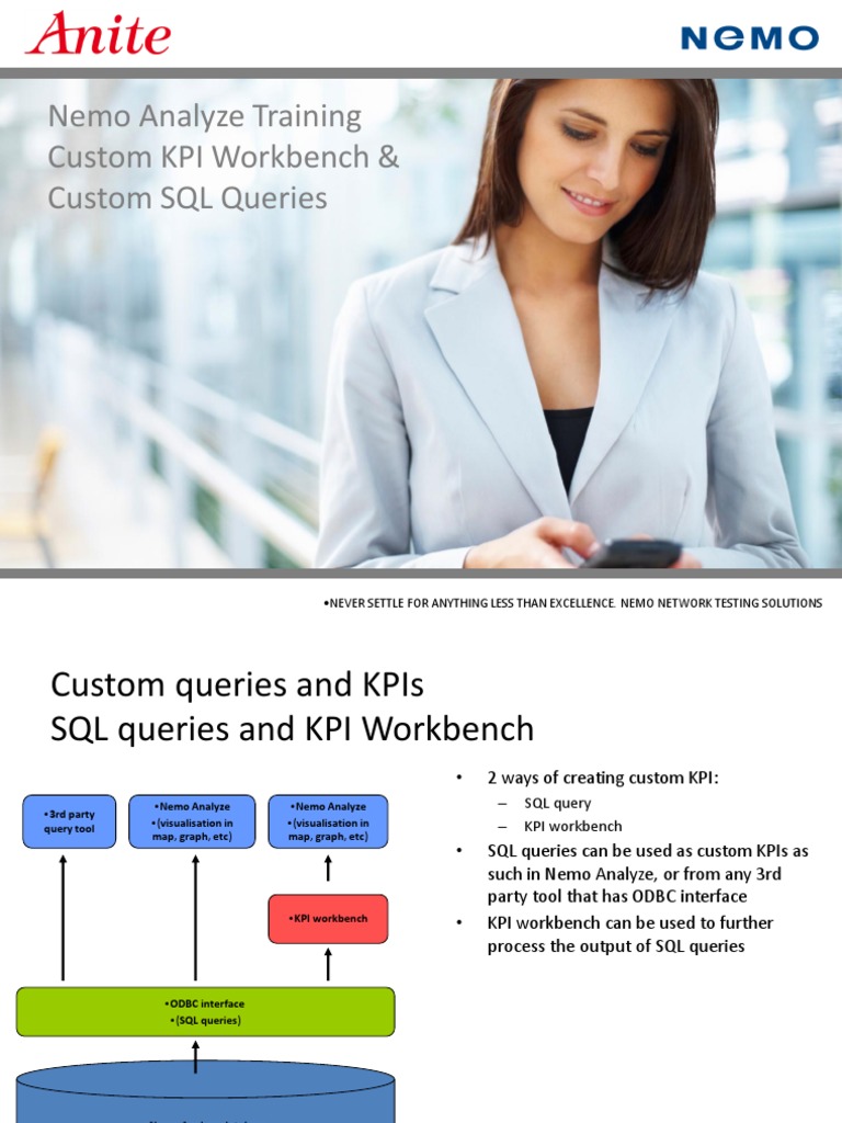 KPI Workbench and Custom SQL Queries Training | PDF | Sql | Parameter (Computer Programming)