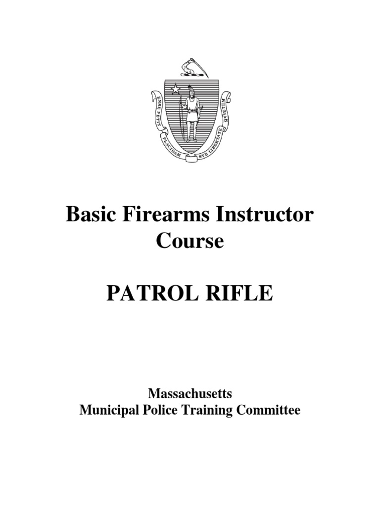 State Police AR15 M16 Patrol Rifle Student Manual 2010 | PDF | Rifle ...
