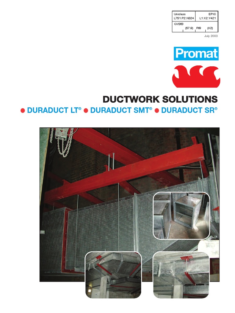 Fire-Resistant Ductwork Solutions | PDF | Duct (Flow) | Ventilation ...