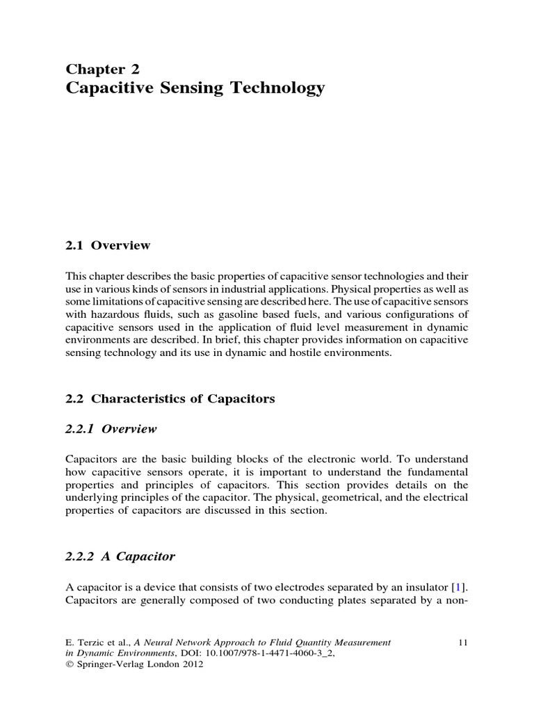 Capacitive Sensing | PDF