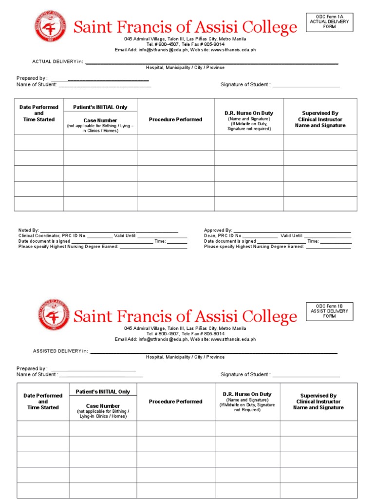 Case Form PRC BSN | PDF | Nursing | Medicine