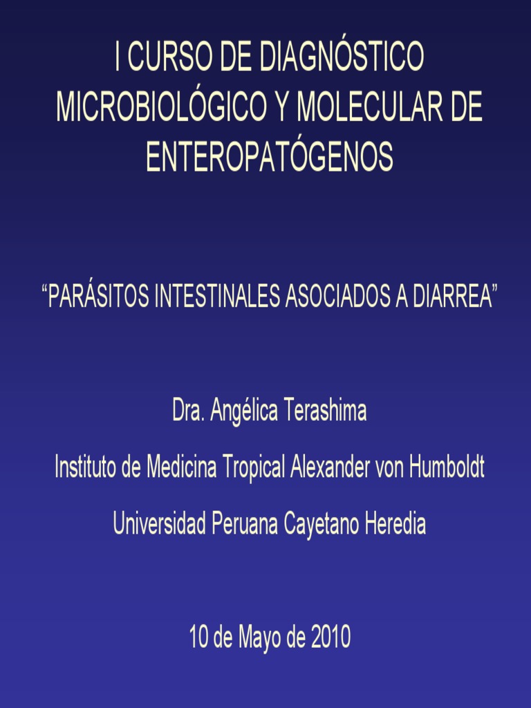 Parasitos y Diarrea Final | PDF | Diarrea | Inmunología