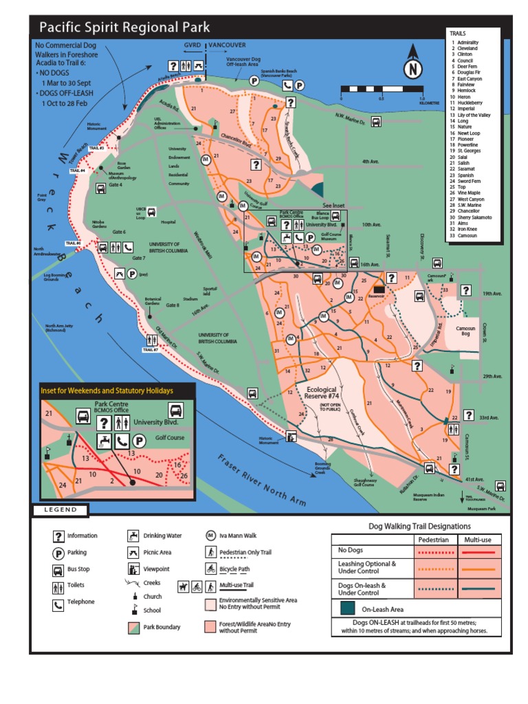 Pacific Spirit Map | PDF