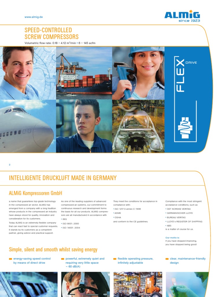 Almig Flex GB Web 1 2 | PDF | Gas Compressor | Mechanical Engineering