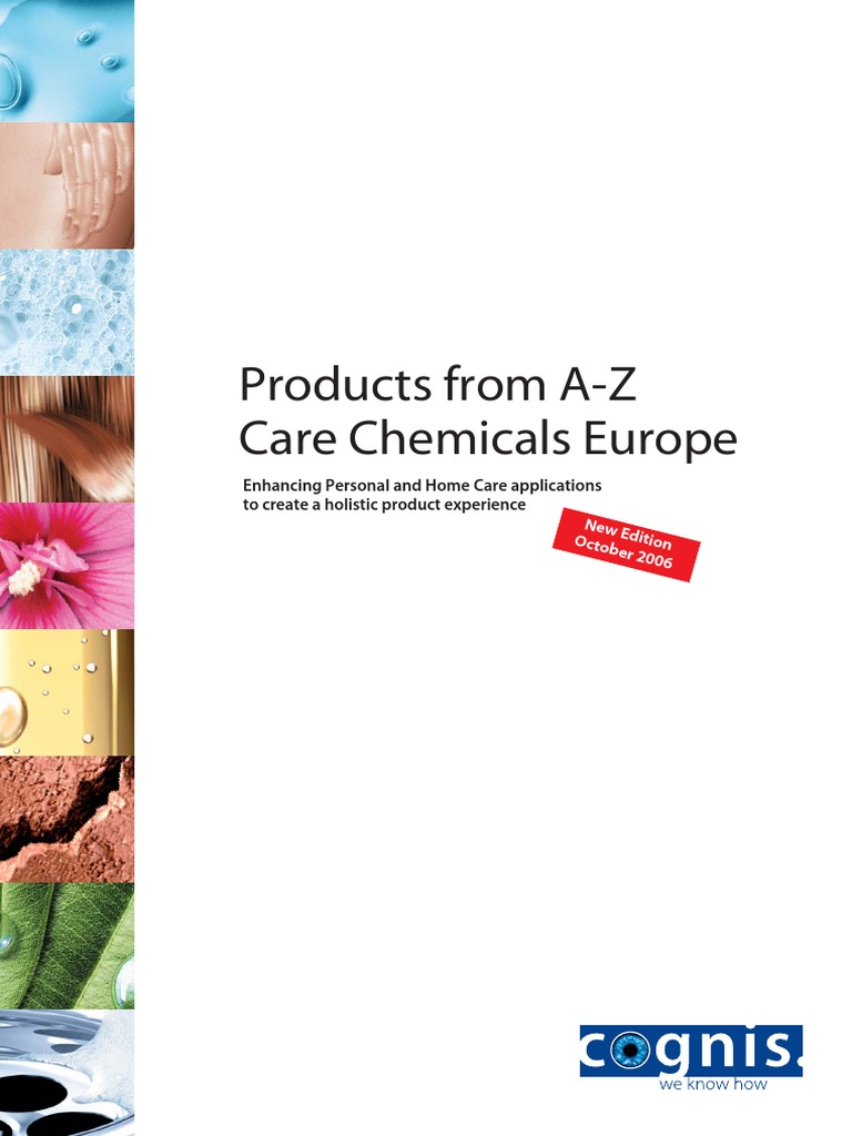 Cognis | PDF | Surfactant | Emulsion