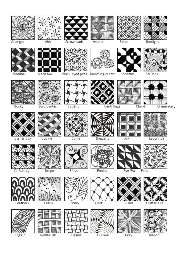 Zentangles | PDF | Creativity | Computing And Information Technology