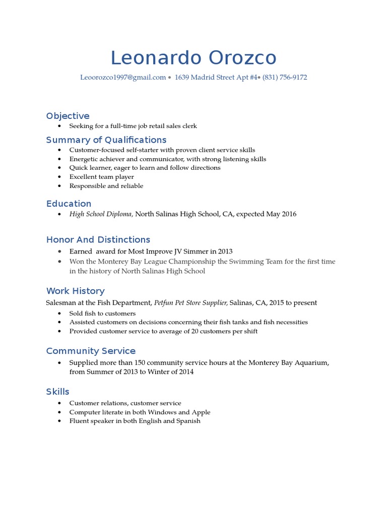 Leonardo Orozco | PDF | Career & Growth