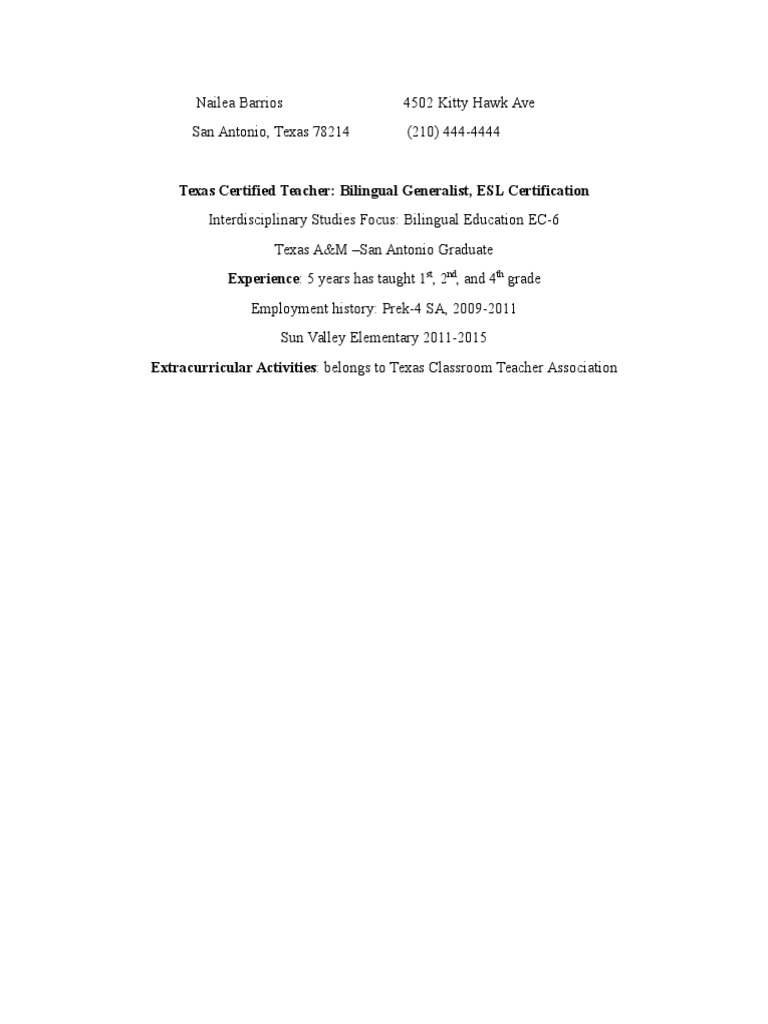 Fake Resume | PDF