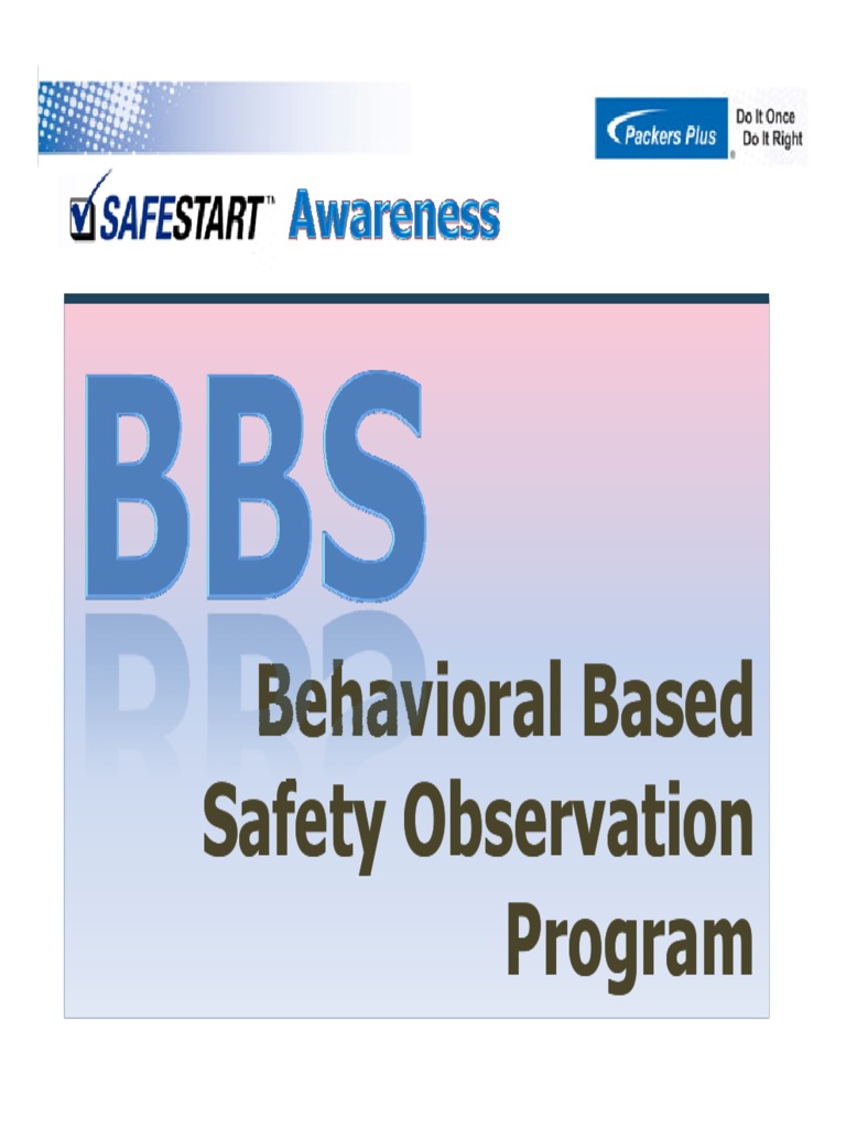 Basic Behavior Based Safety PDF | PDF | Risk | Behavior