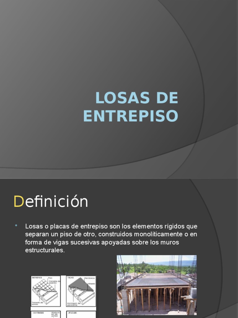 Losas de Entrepiso | PDF | Hormigón | Acero
