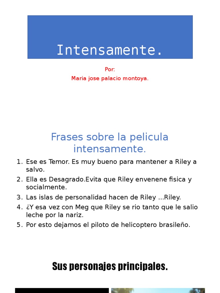 INTENSAMENTE | PDF