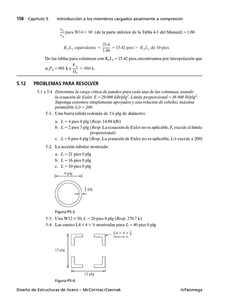 Estructuras de Acero McCormac Ilovepdf Split Merge | PDF | Pandeo ...
