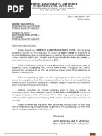 Acknowledgment Receipt Tagalog | PDF