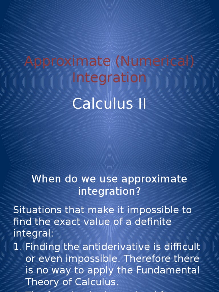 Numerical Integration Methods Explained | PDF | Computers