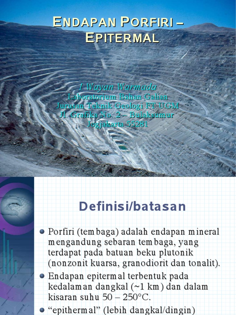 Endapan Mineral Bijih Porfiri | PDF | Sains & Matematika