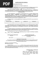 Tagalog Agreement Template | PDF