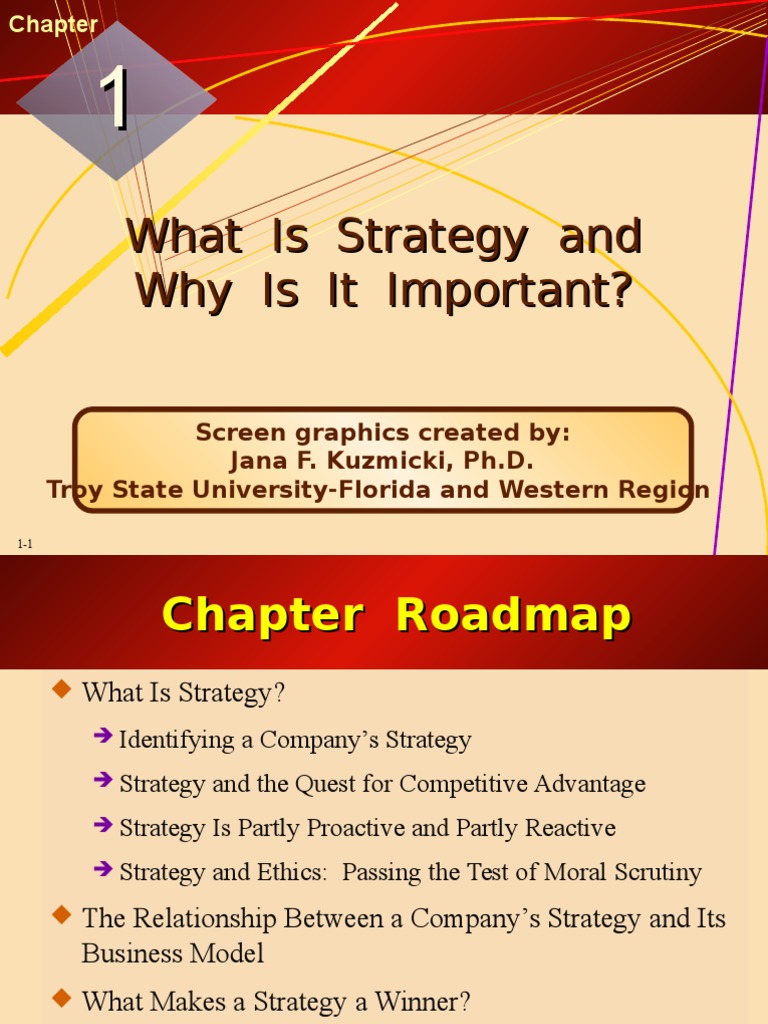 What Is Strategy and Why Is It Important? | PDF | Competitive Advantage ...