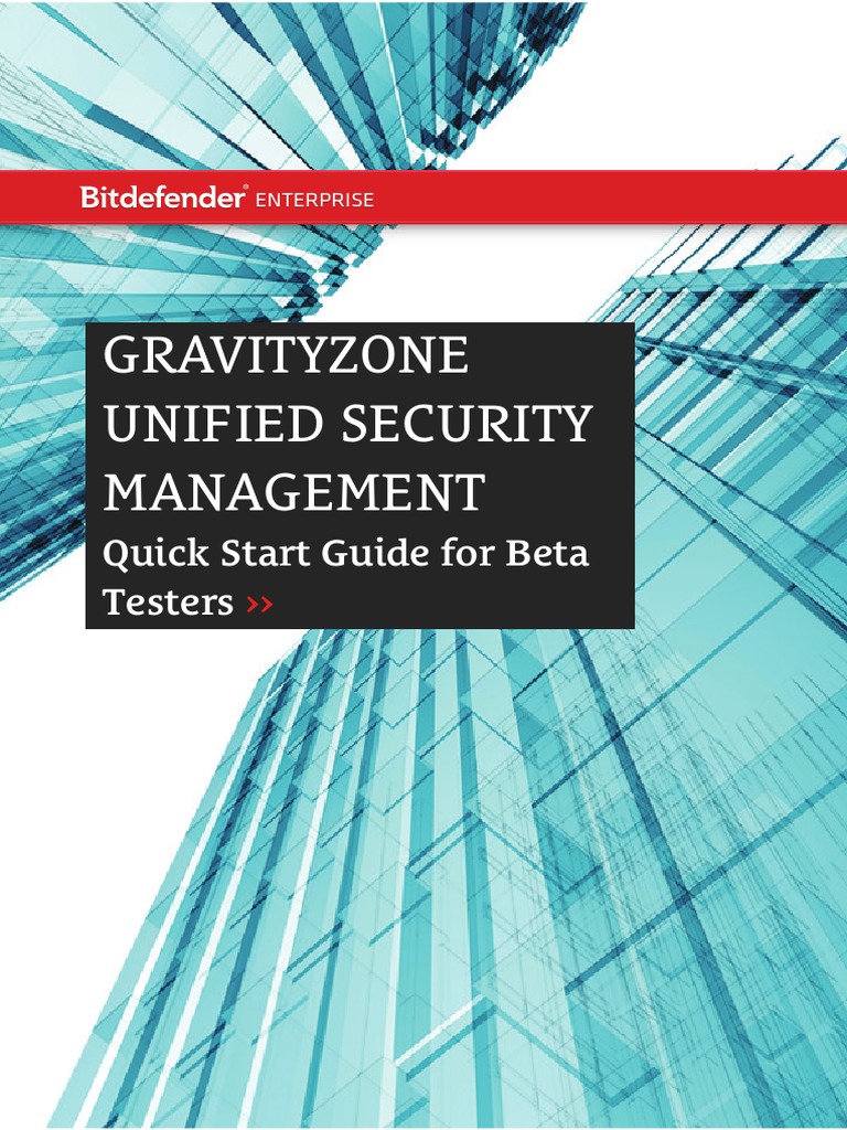 Bitdefender GravityZone QuickStartGuide PDF | PDF | Microsoft Windows | Active Directory