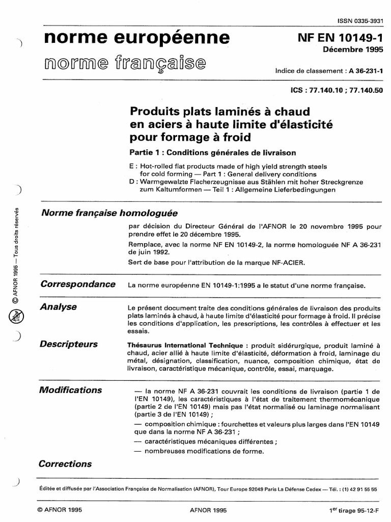 en 10149 1 PDF | PDF