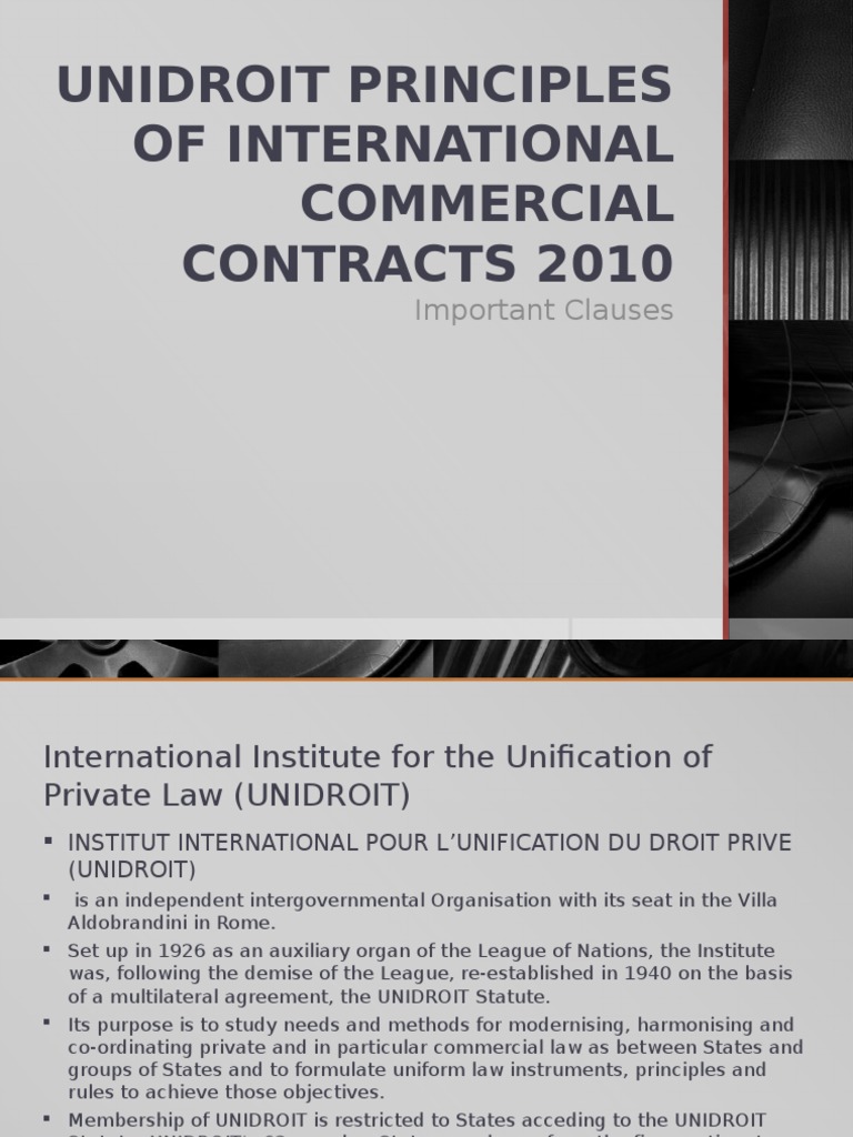 Unidroit PPT (Report - Group 2 Ibt) | PDF | Payments | Arbitration