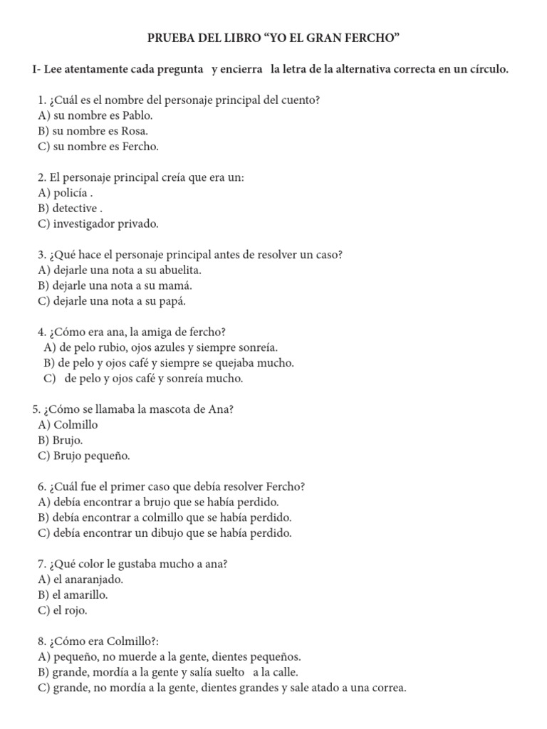 Yo El Gran Fercho | PDF