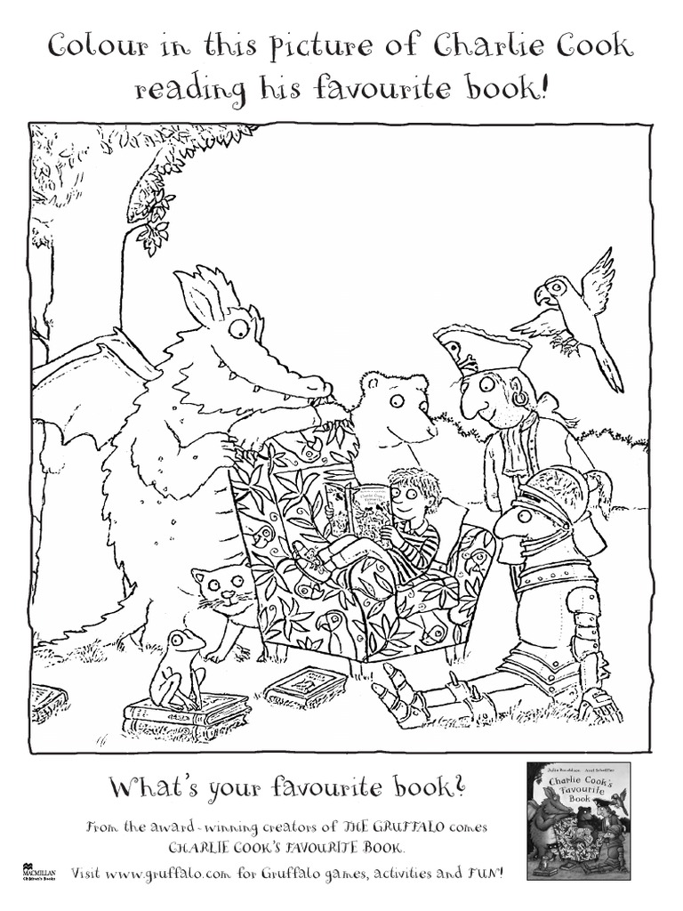 Charlie Cook Colouring Activity Sheet | PDF