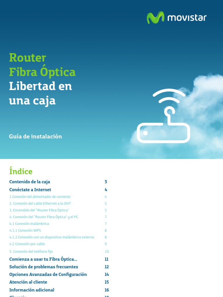 Guia Instalacion Router Fibra Optica Comtrend VG 8050 | PDF | Red de computadoras | Protocolos ...