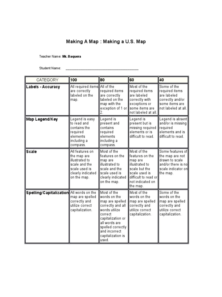 Making A Map | PDF