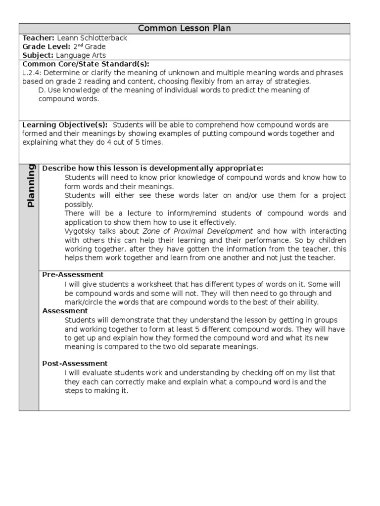 Reading-Writing Lesson Plan | PDF | Lesson Plan | Educational Psychology