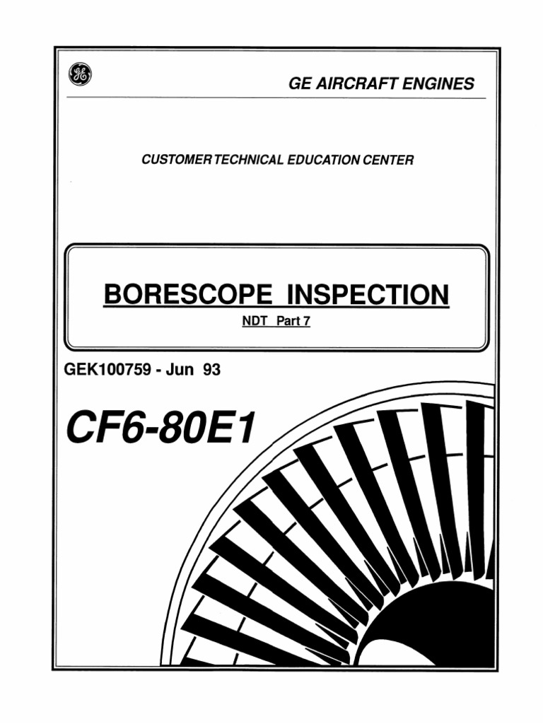 CF6-80E1 Borescope GEK100759