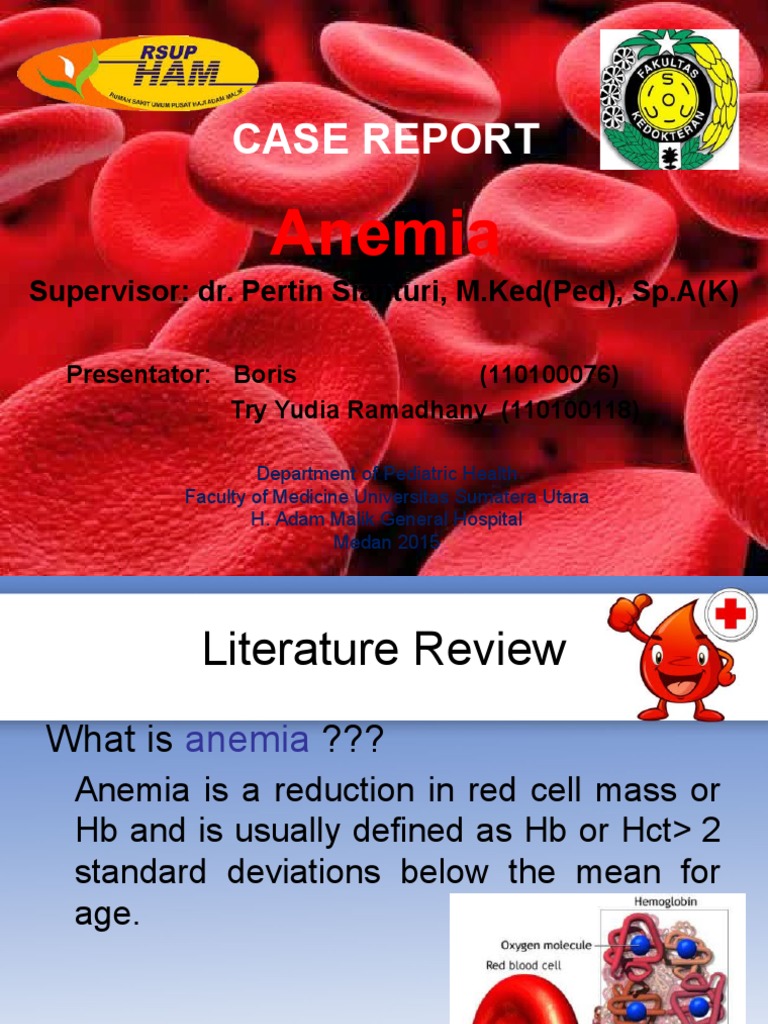 Case Report Anak | PDF | Anemia | Medical Specialties