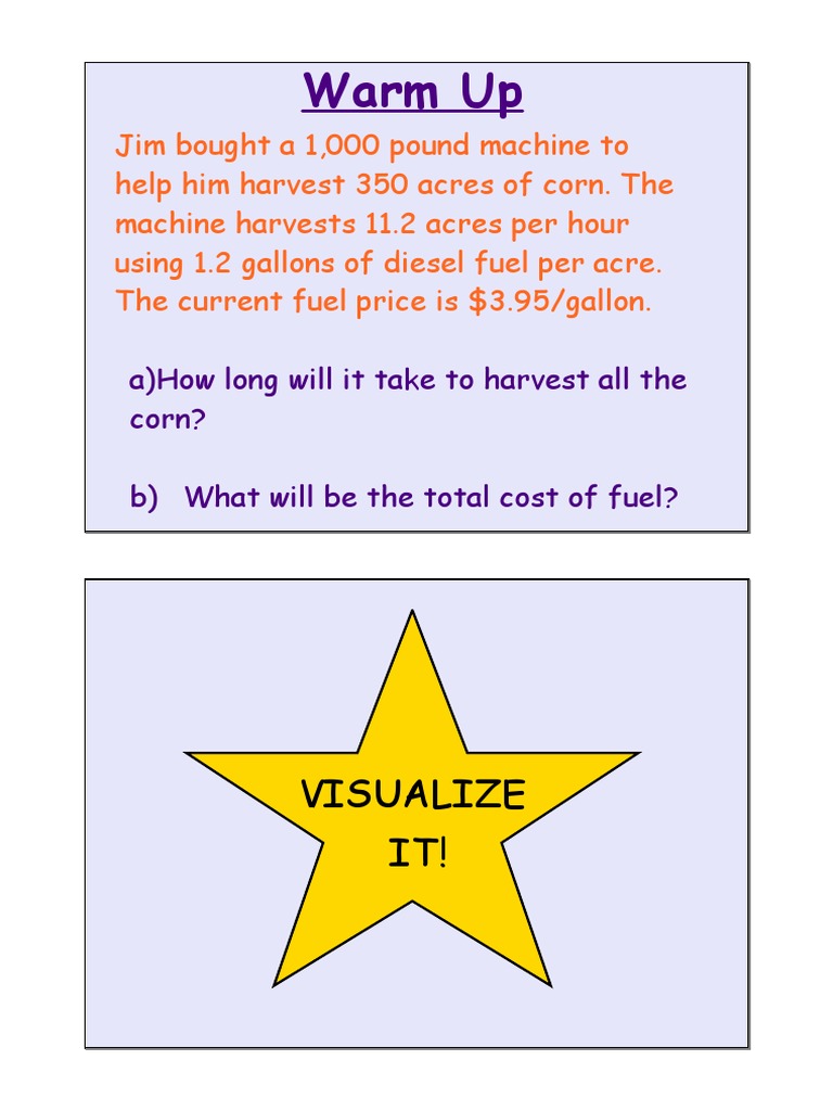 Visualizing Lesson Pdf