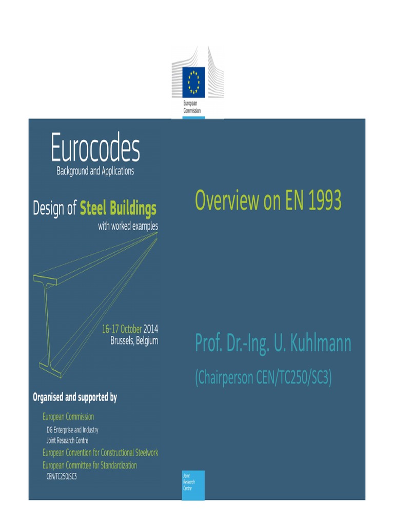 03 Eurocodes Steel Workshop KUHLMANN | PDF | Structural Engineering | Civil Engineering