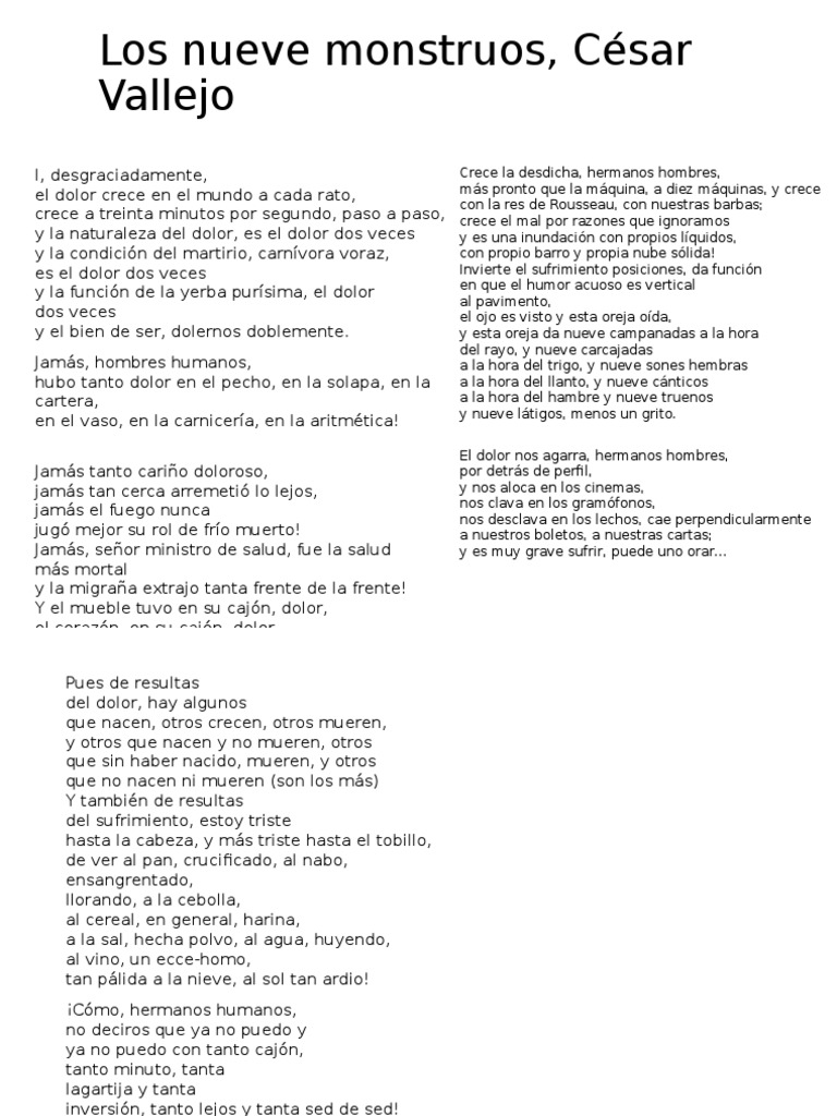 Poemas sobre el dolor y el sufrimiento | PDF | Naturaleza