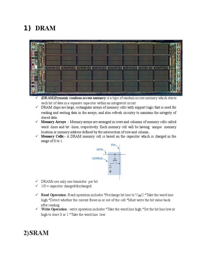DRAM | PDF | Solid State Drive | Dynamic Random Access Memory