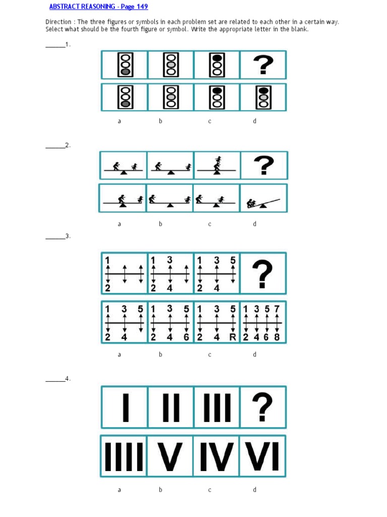 CSC Reviewer Abstract Reasoning | PDF