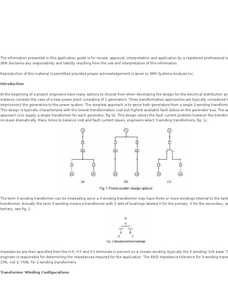 3 Winding Transformers | Download Free PDF | Transformer | Electrical ...