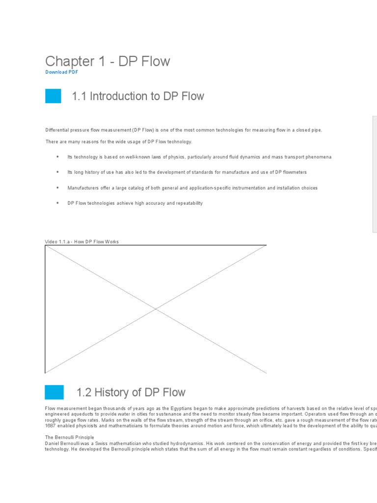Chapter 1 - DP Flow | PDF | Flow Measurement | Fluid Dynamics