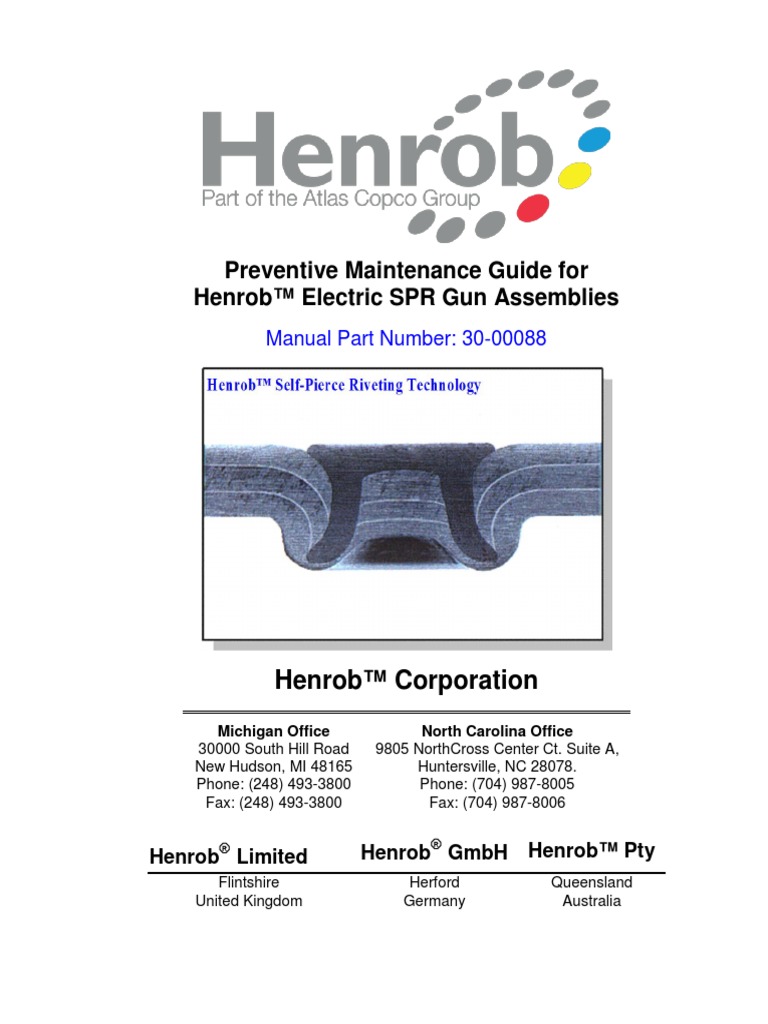Henrob Maintenance | Rivet | Screw