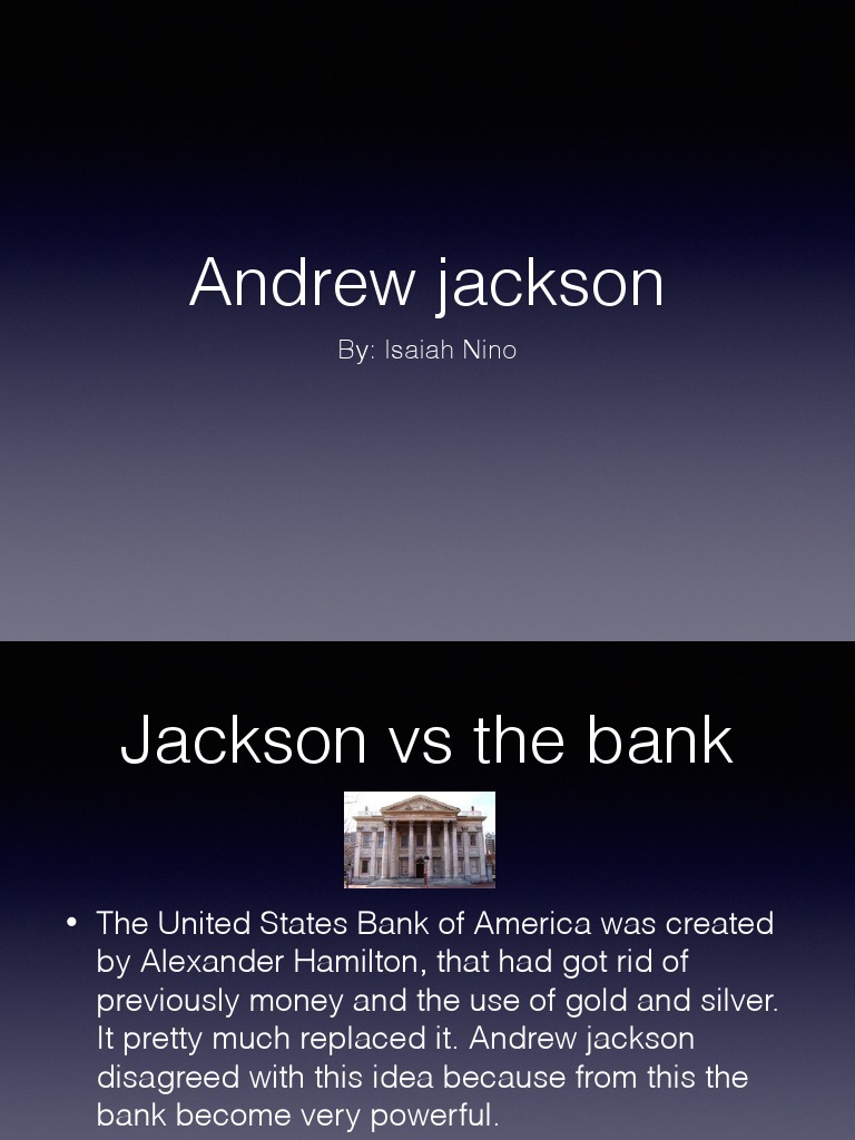 Andrew Jackson | PDF