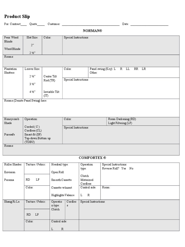 Product Slip: Norman© | PDF | Computers