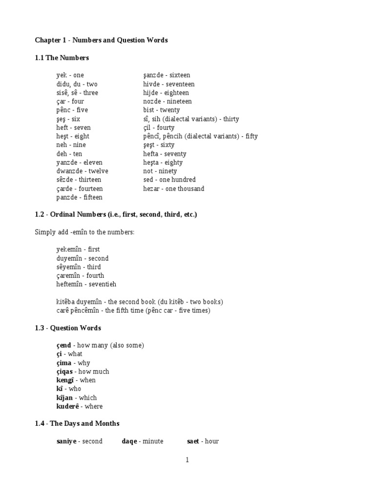 Kurmanji Basic | PDF | Verb | Grammatical Gender