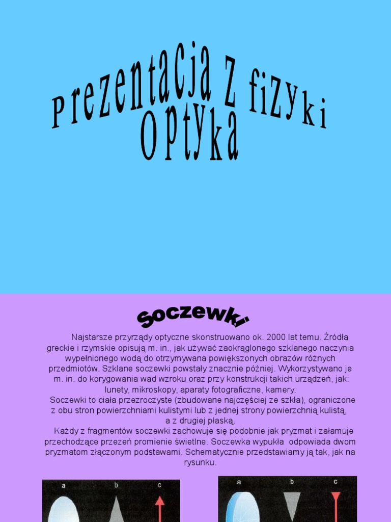 Optyka | PDF