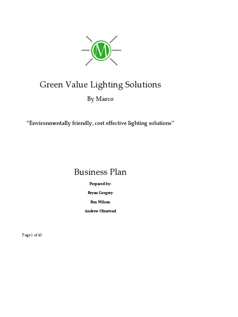Marco OH Lighting-Business Plan PDF | PDF | Light Emitting Diode | Lighting